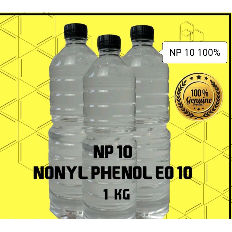 Jual NP 10 MURNI / NONYLPENOL ETHOXYLATE 10 EMULSIFIER ( 1 KG ...