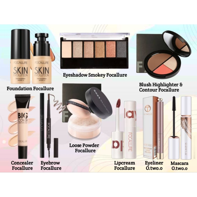 Jual PAKET KOSMETIK FOCALLURE SET PAKET MAKE UP SESERAHAN/KADO | Shopee ...