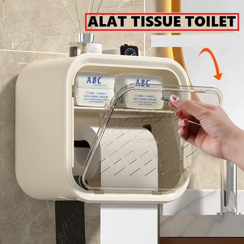 Jual LUCKY -- perlengkapan mandi TOILET - ALAT Tempat kotak Tissue ...
