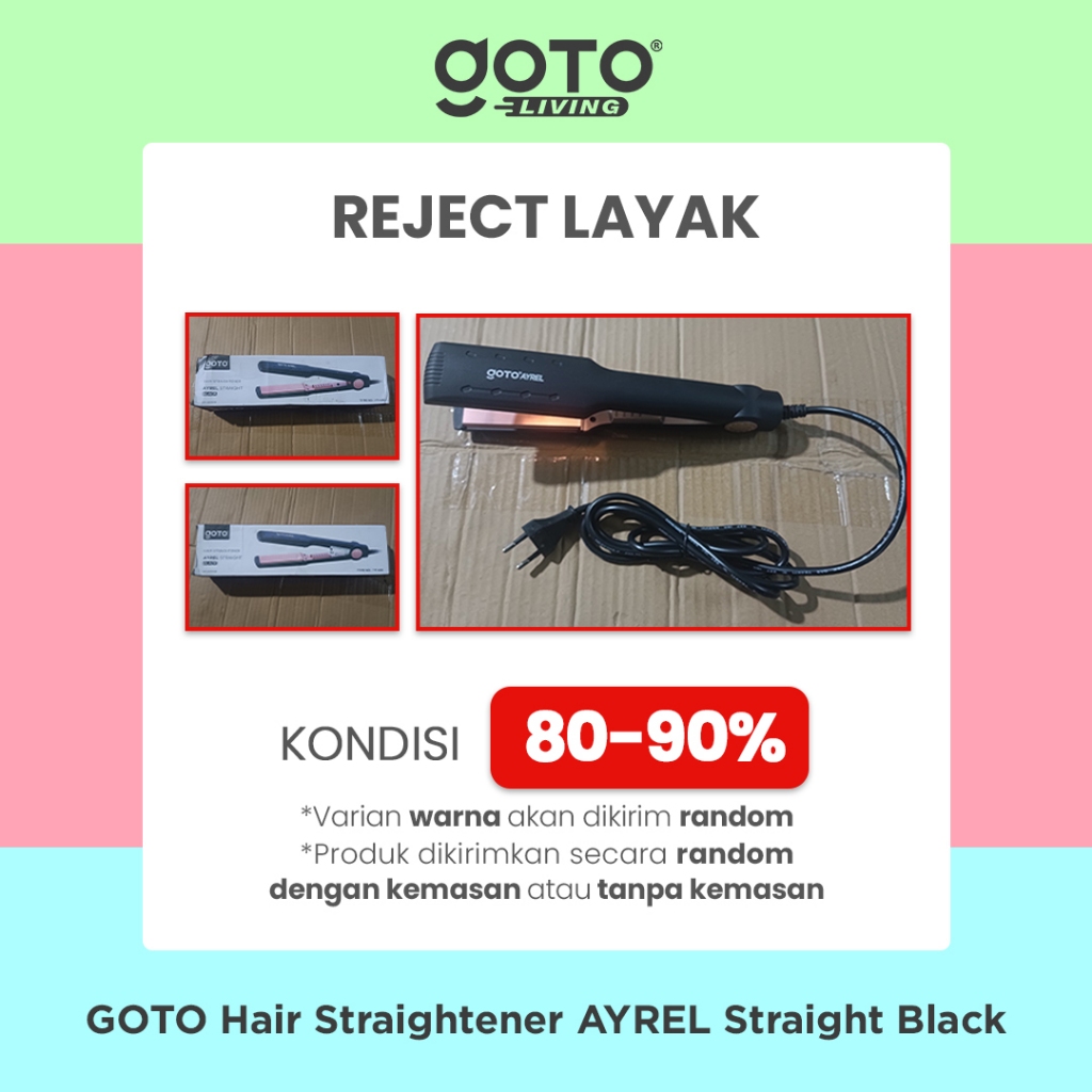 Jual Goto Ayrel Hair Straightener Styling Catokan Rambut Lurus Keriting ...