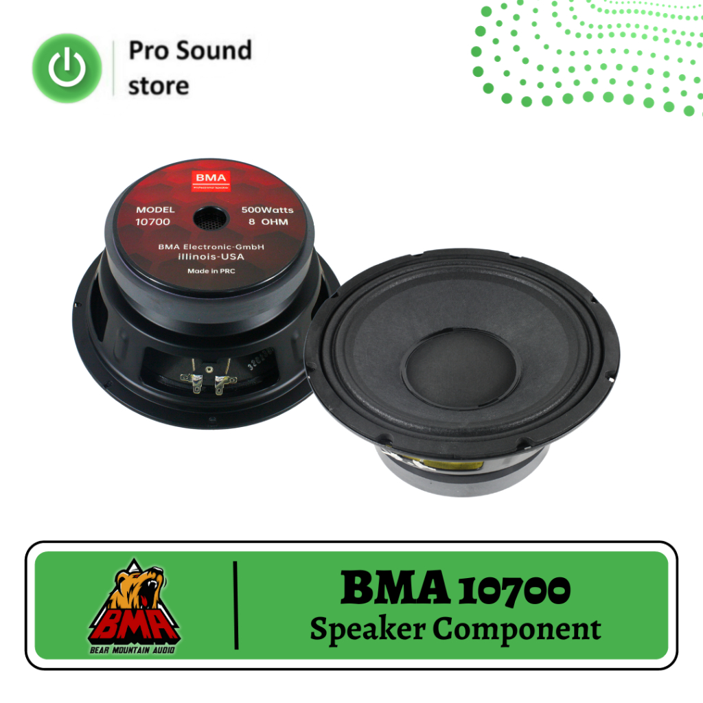 Jual BMA 10700 Speaker Component / Speaker Komponen 1 SET 2 UNIT ...