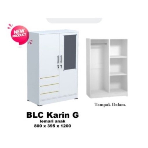 Jual LEMARI PAKAIAN BABY LOCKER KAYU GANTUNG | Shopee Indonesia