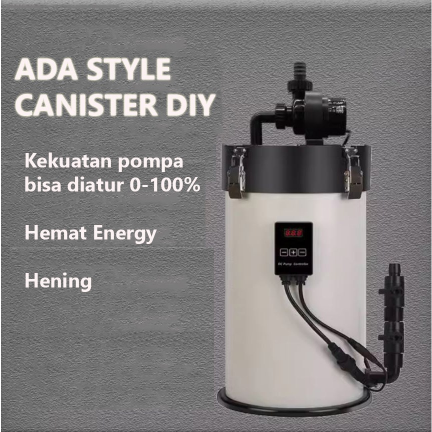 Jual ADA STYLE 19L External Filter Canister bukan jebo sunsun Fluval Eheim | Shopee Indonesia