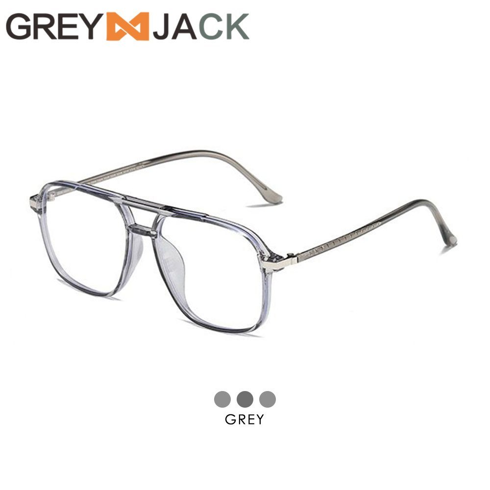 Jual Grey Jack Kacamata Antiradiasi Blueray Model Aviator Kotak Bahan ...