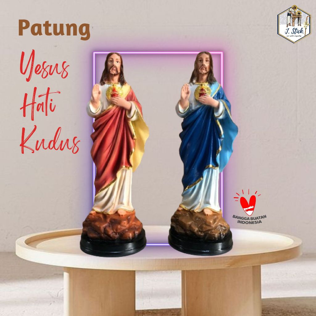 Jual PATUNG HATI KUDUS YESUS 24 cm | Shopee Indonesia