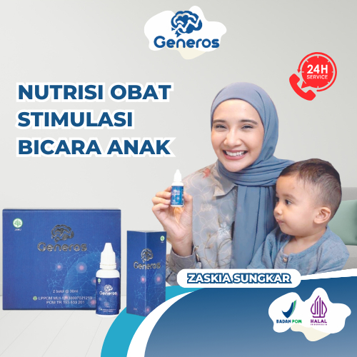Jual Generos Nutrisi Otak Anak Atasi Speech Delay Dan Tantrum - 1 Box ...