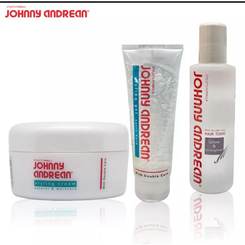 Jual JOHNNY ANDREAN STYLING GEL & CREAM // HAIR TONIC | Shopee Indonesia