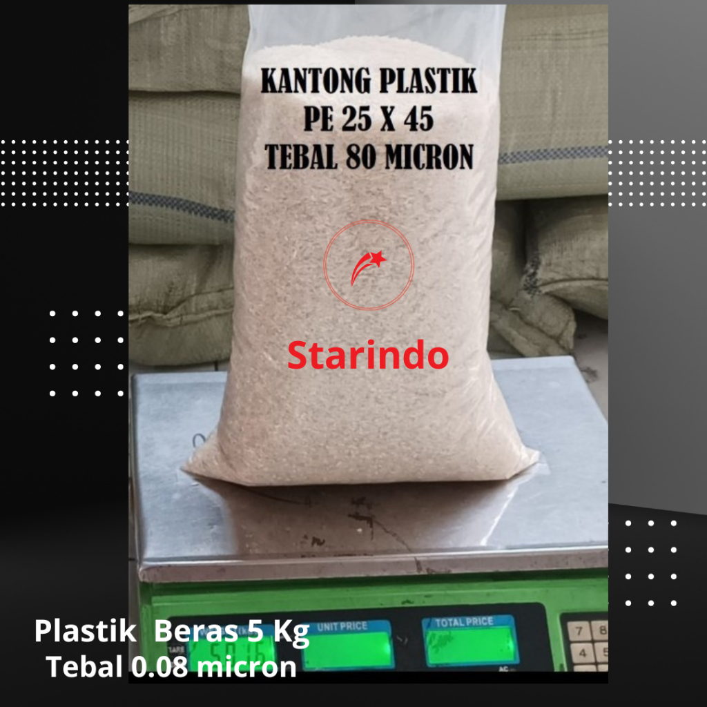 Jual Plastik Beras PE 5kg Polos Isi 50 lembar | Shopee Indonesia