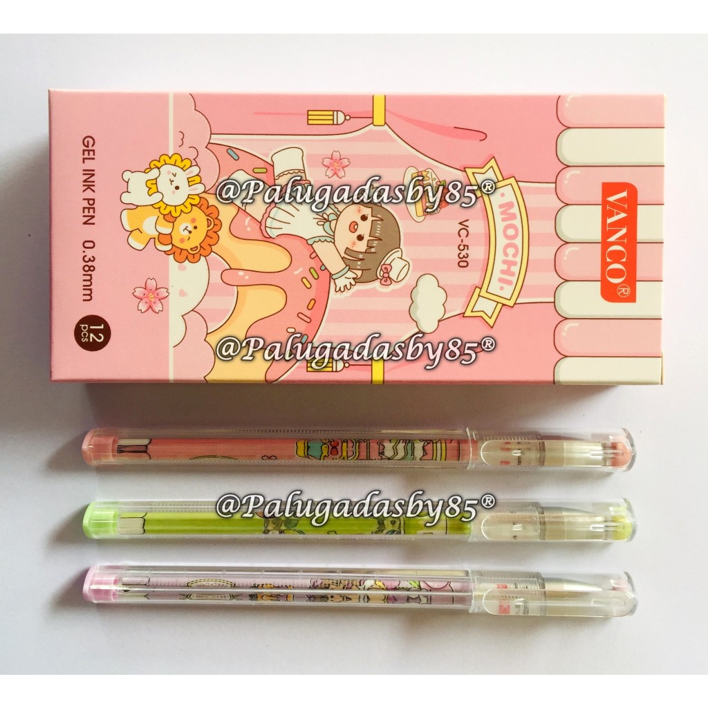 Jual (1 Biji) Gelpen VANCO VC-530 0.38 mm Hitam / Gelpen Segitiga Vanco ...