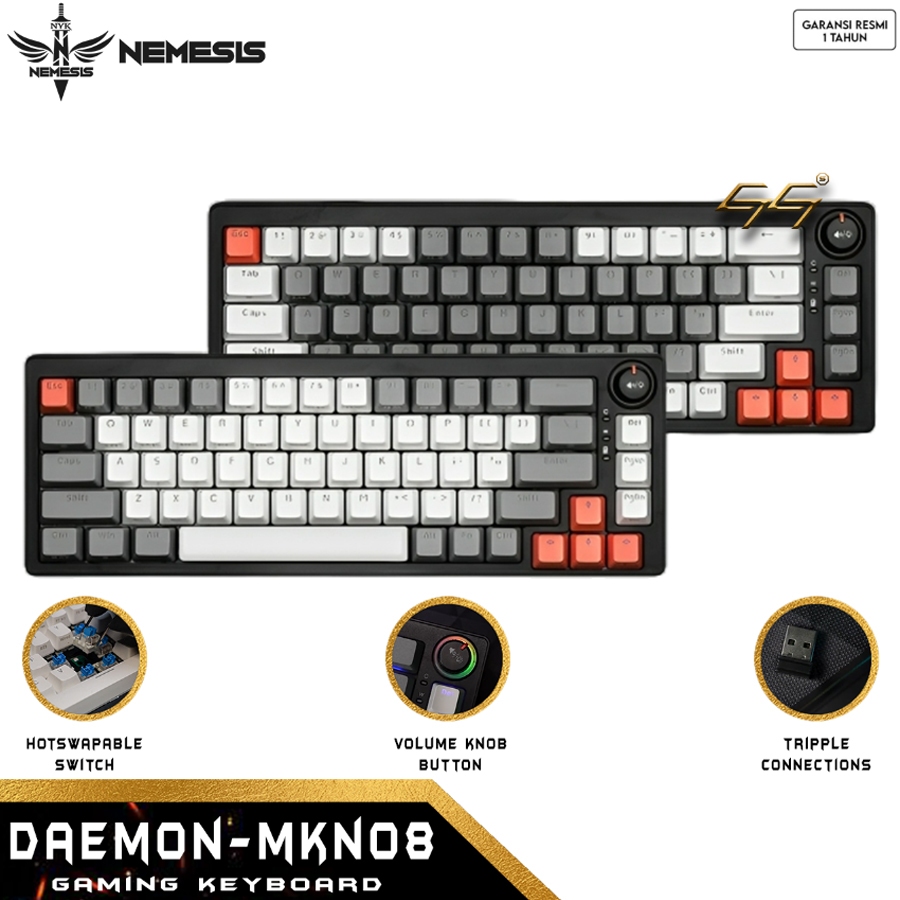 Jual NYK Nemesis DAEMON MKN08 MKN-08 Keyboard Gaming Mechanical ...