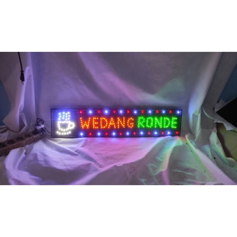 Jual papan lampu LED Tulisan WEDANG RONDE new | Shopee Indonesia