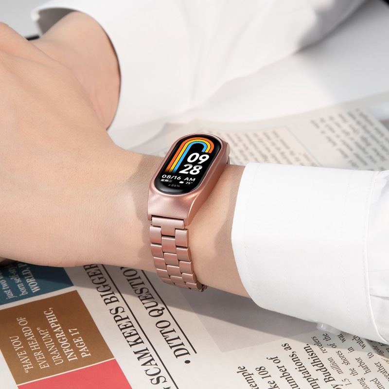 Jual Strap Milanese Stainless Steel Strain for Mi Band 3 4 5 6 7 8 / Tali Pengganti Jam Tangan ...