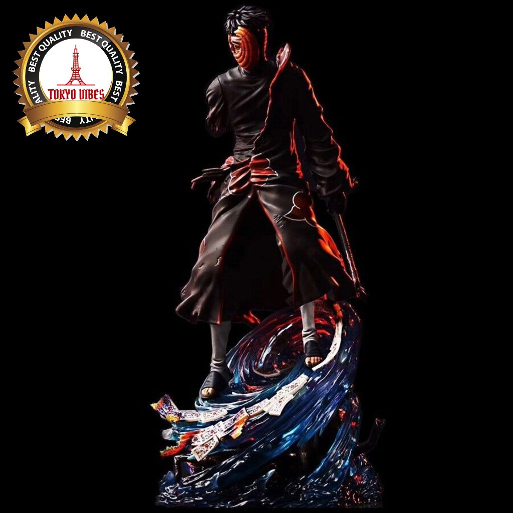 Jual Action Figure Naruto Tobi Akatsuki Battle Damage CW Studio LED ...