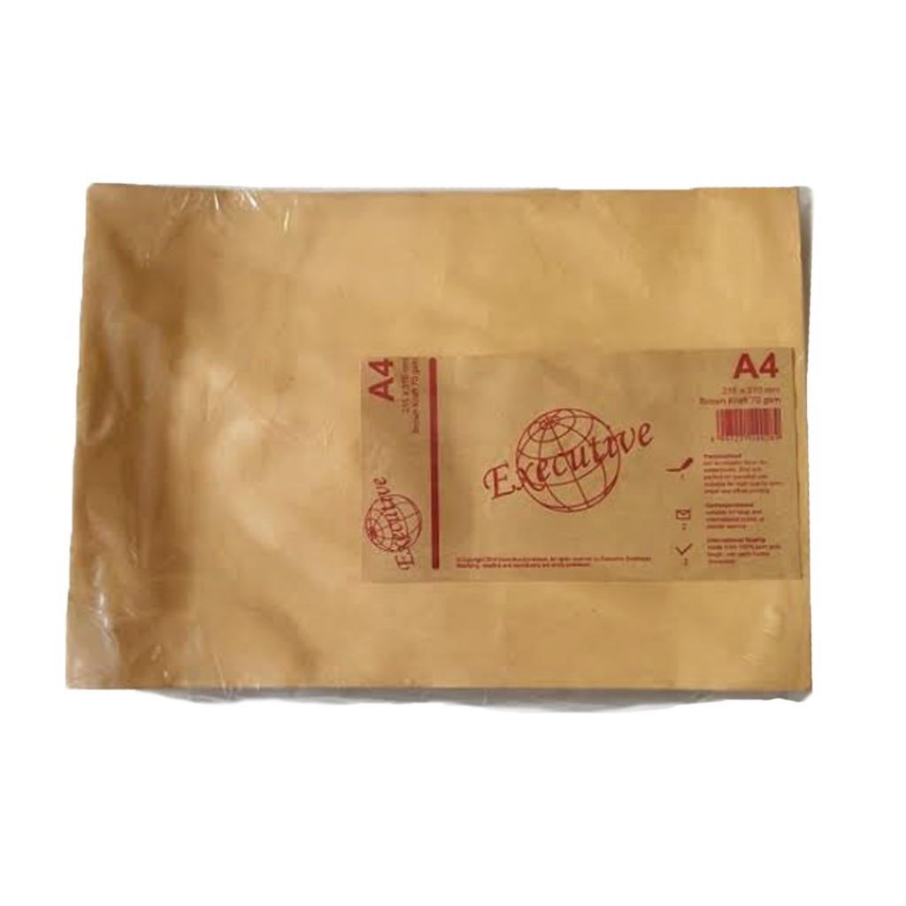 Jual Amplop / Samson coklat executive A4 Cokelat | Shopee Indonesia