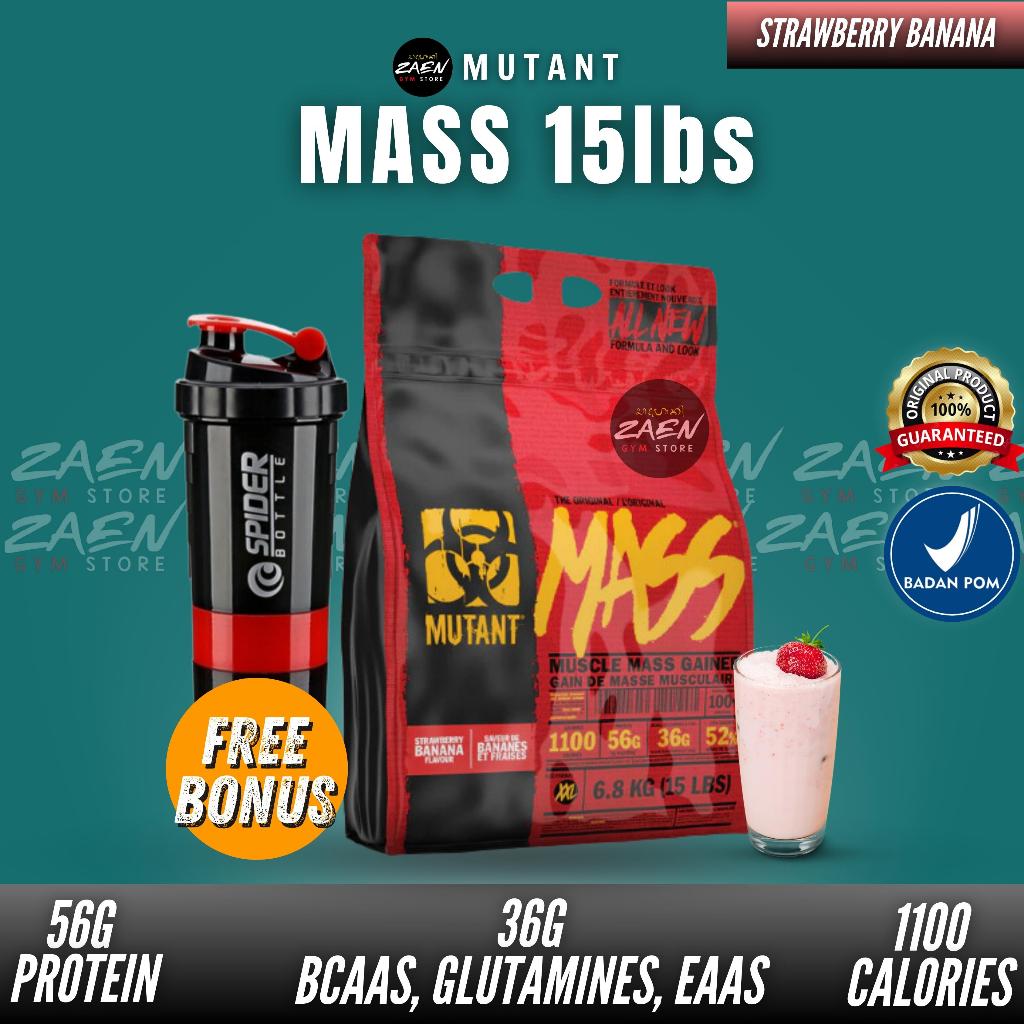 Jual MUTANT MUSCLE MASS GAINER 15 LBS | Shopee Indonesia