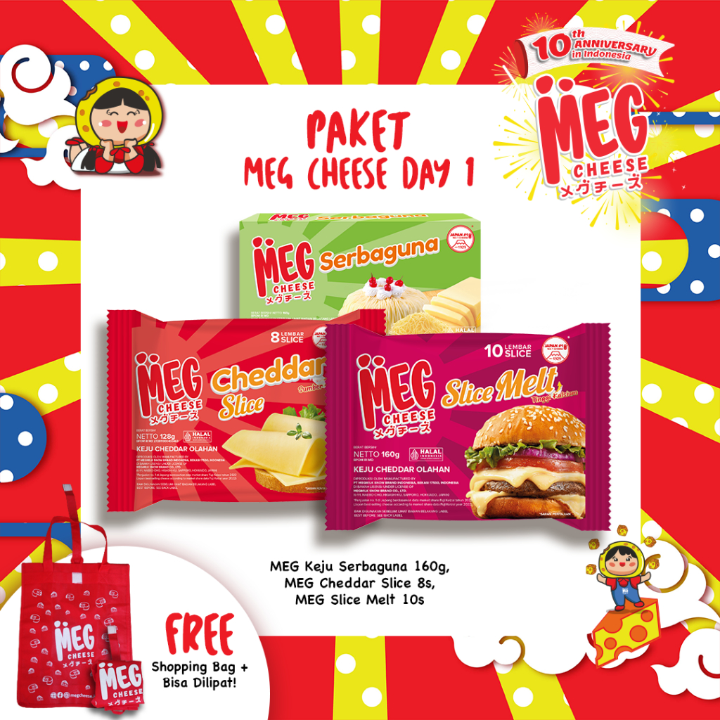 Jual Paket MEG Cheese Day 1 | Shopee Indonesia
