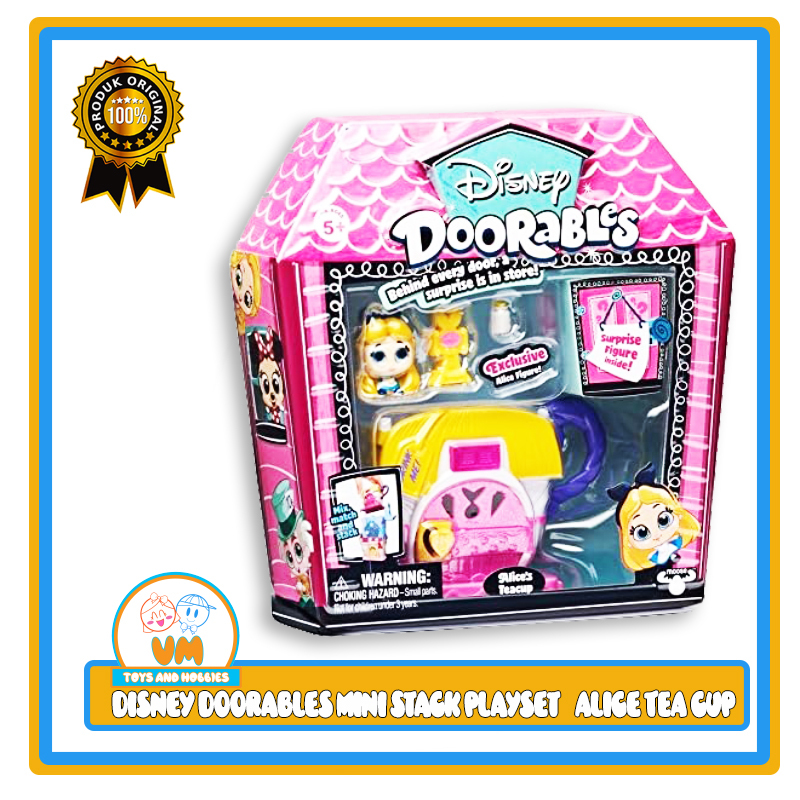Jual Disney Doorables Mini Stack Playset - Figure Alice Tea Cup ...