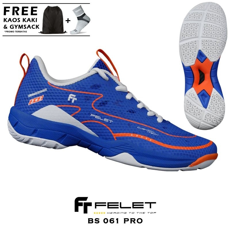 Jual FELET BS 061 PRO ORIGINAL Sepatu badminton FELET BS 061 PRO SERIES ...