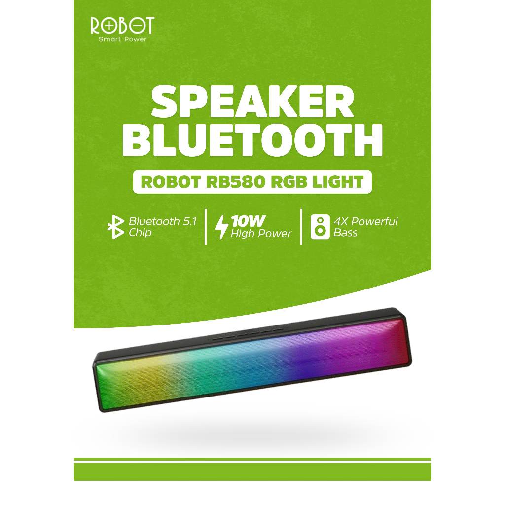 Jual SPEAKER BLUETOOTH ROBOT RB580 RGB LIGHT | Shopee Indonesia