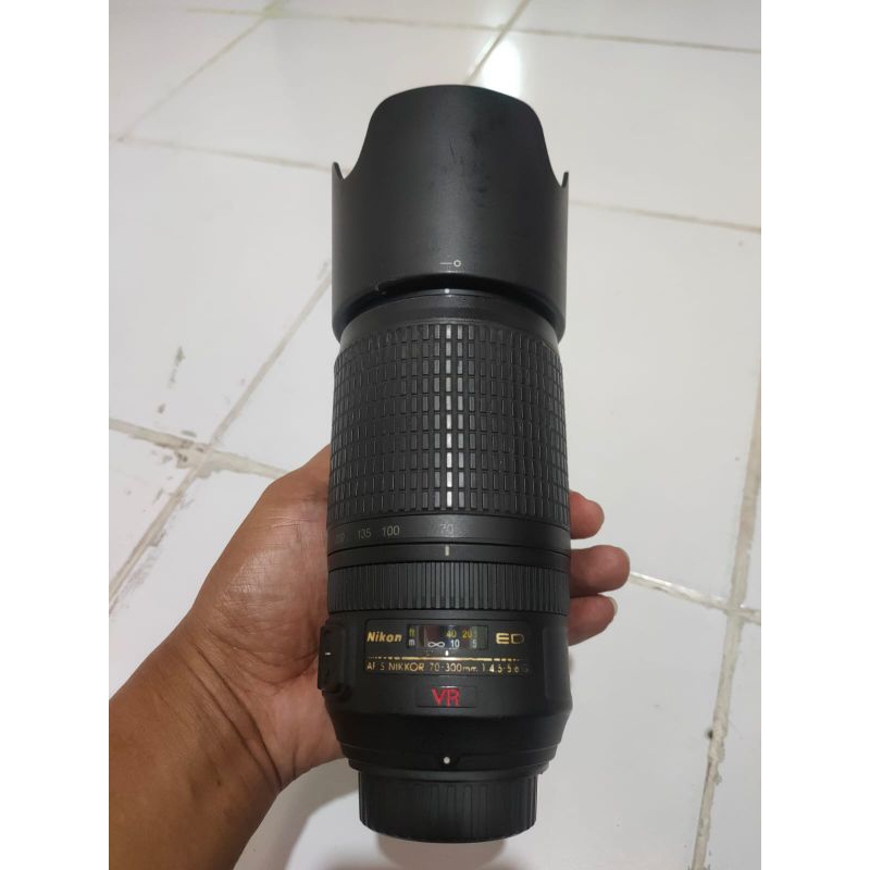 Jual Lensa tele nikkor AFS VR 70-300mm | Shopee Indonesia