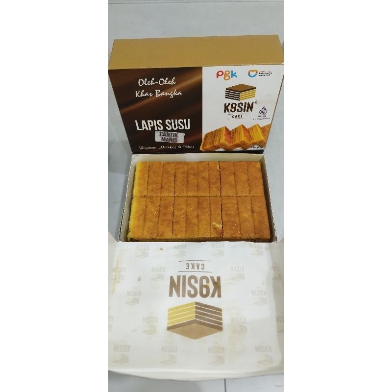 Jual Kue Lapis Bangka Kosin Cake Halal/Kue Lapis Susu Asli Bangka/Kue ...