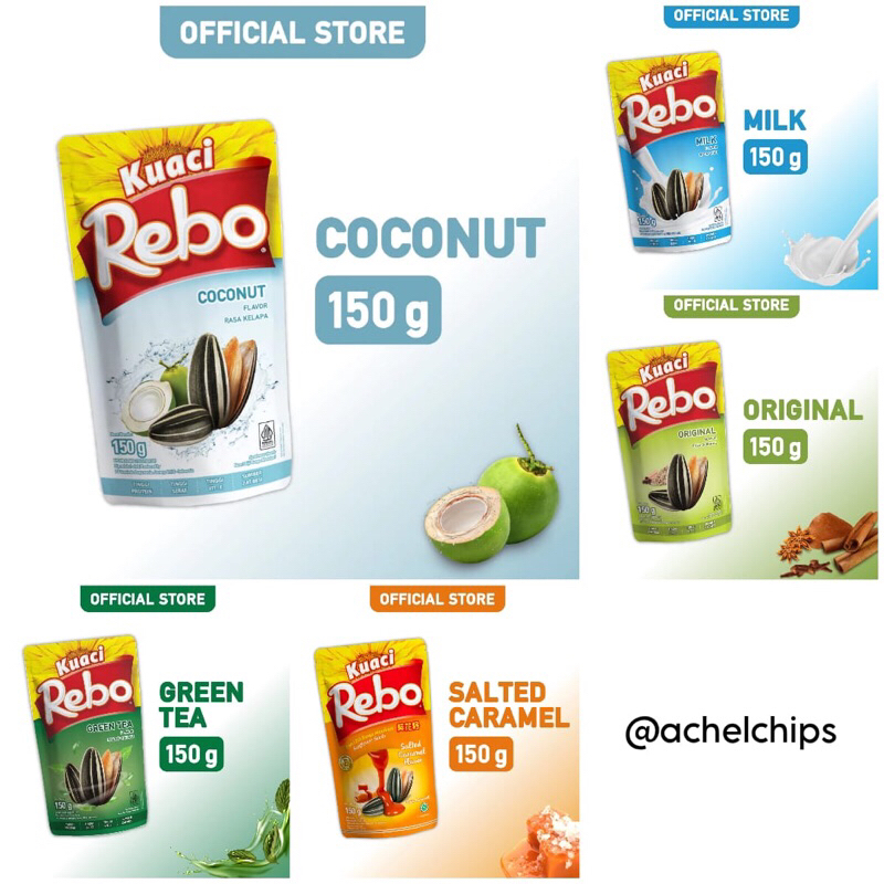 Jual Kuaci Rebo 150 gr | Shopee Indonesia