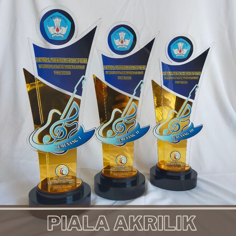 Jual Piala Trophy Akrilik Turnament Event Lomba | Shopee Indonesia