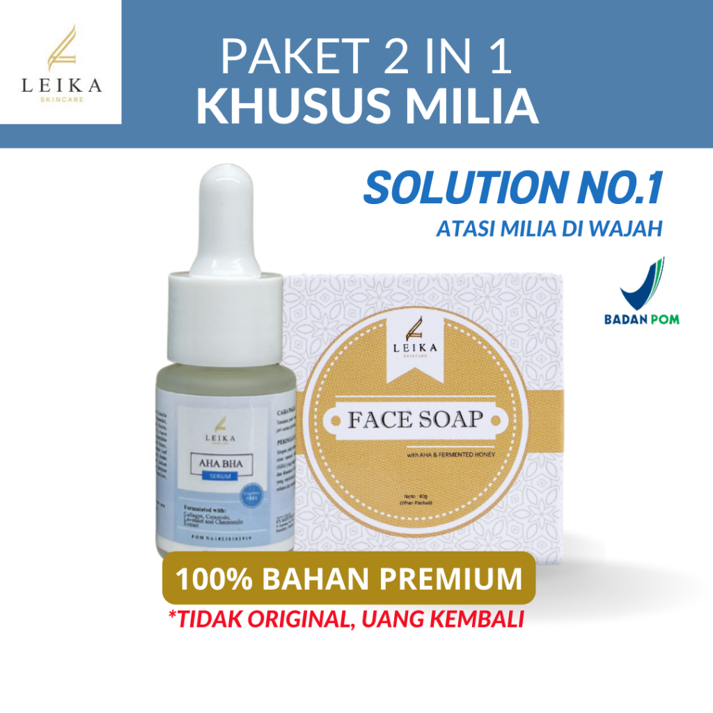 Jual Serum Milia Aha Bha Serum Milia Leika Serum Milia Di Bawah Mata ...