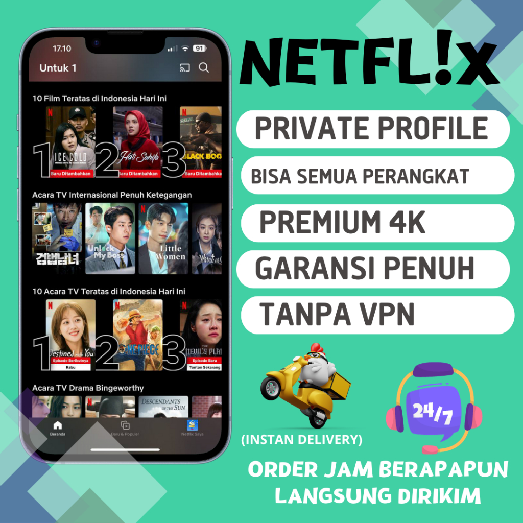 Jual [Langsung Dikirim] NETFIX NETFLIX NETFLIXPREMIUN PREMIUN PREMIUN NETFLIXX NETFLIXXX PLIK ...