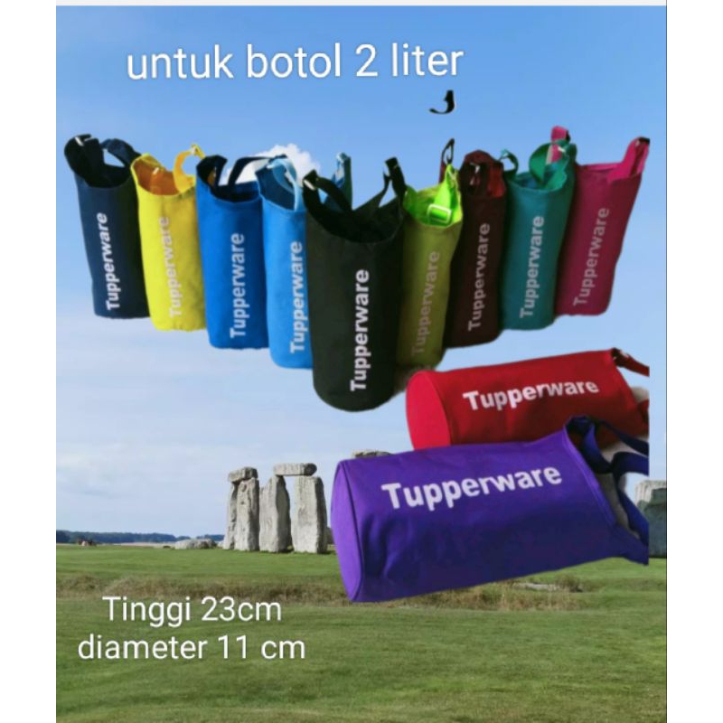 Jual Tas botol minum 2 liter Tupperware tas botol viral | Shopee Indonesia