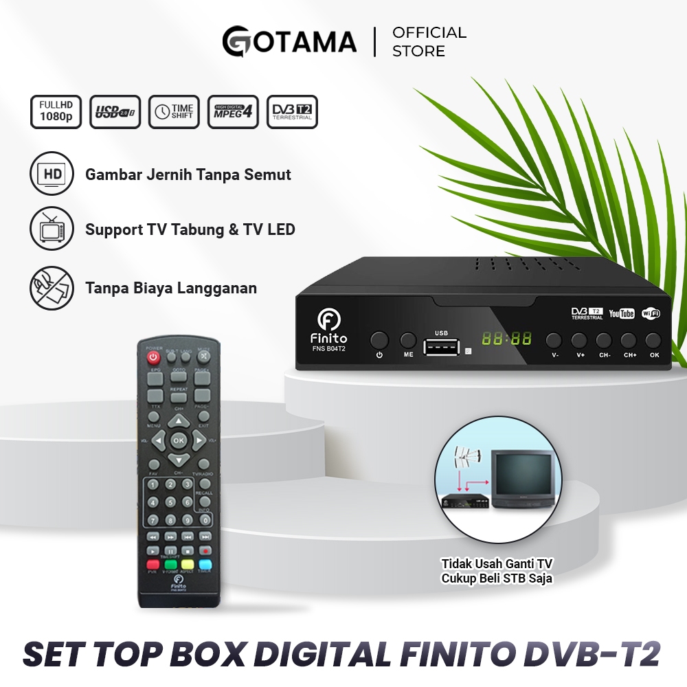 Jual Set Top Box TV Digital Receiver Finito Besar Penerima Siaran ...