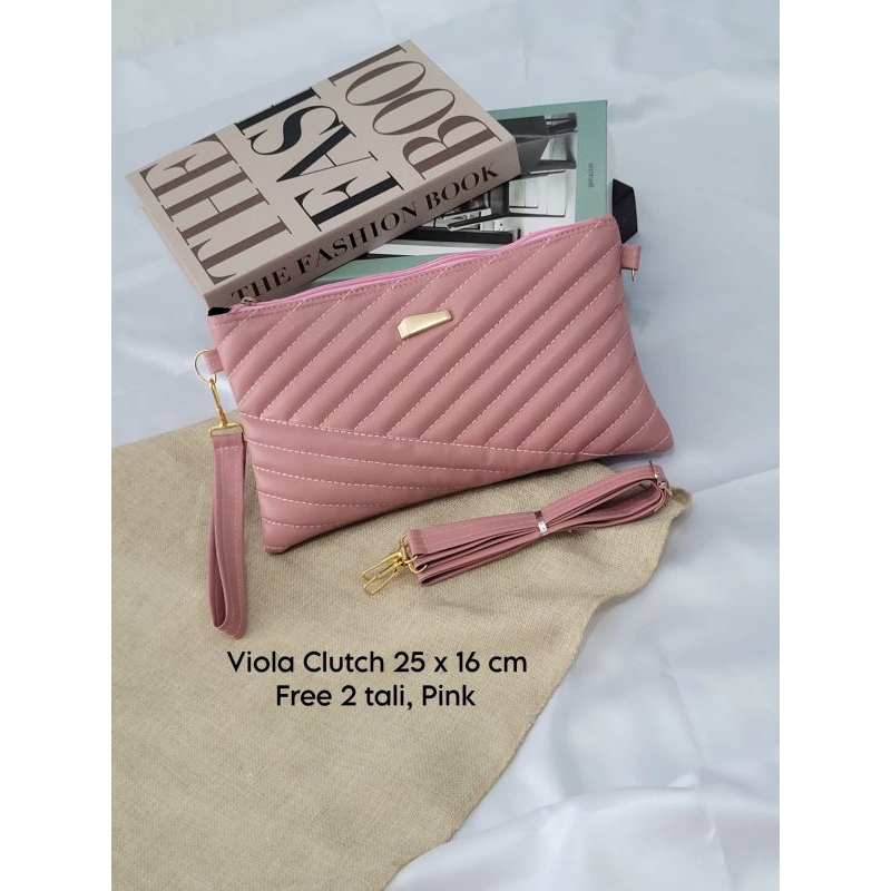 Jual Viola Clutch Tas Tangan Wanita Simple | Shopee Indonesia