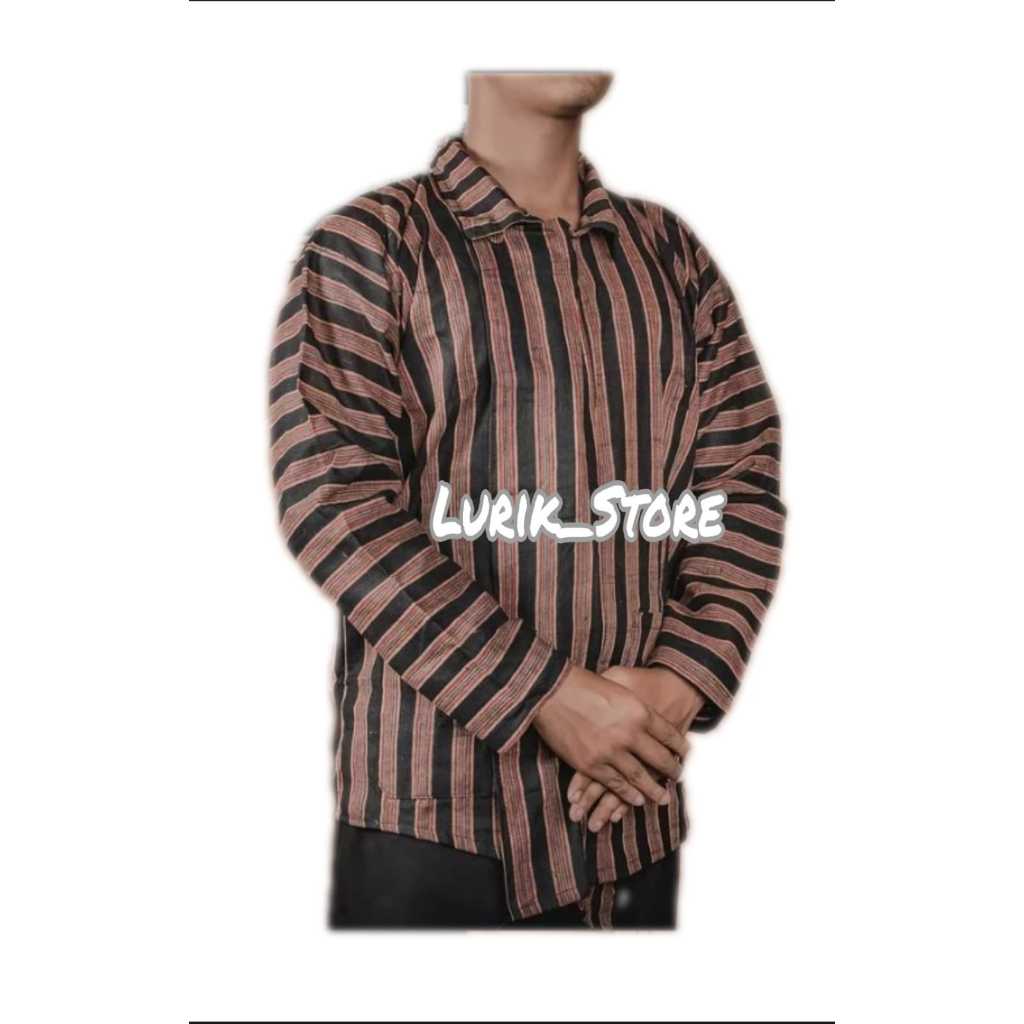 Jual SETELAN PAKAIAN ADAT JAWA SORJAN LURIK / BAJU LURIK BONUS BLANGKON / SURJAN LURIK UKURAN S ...