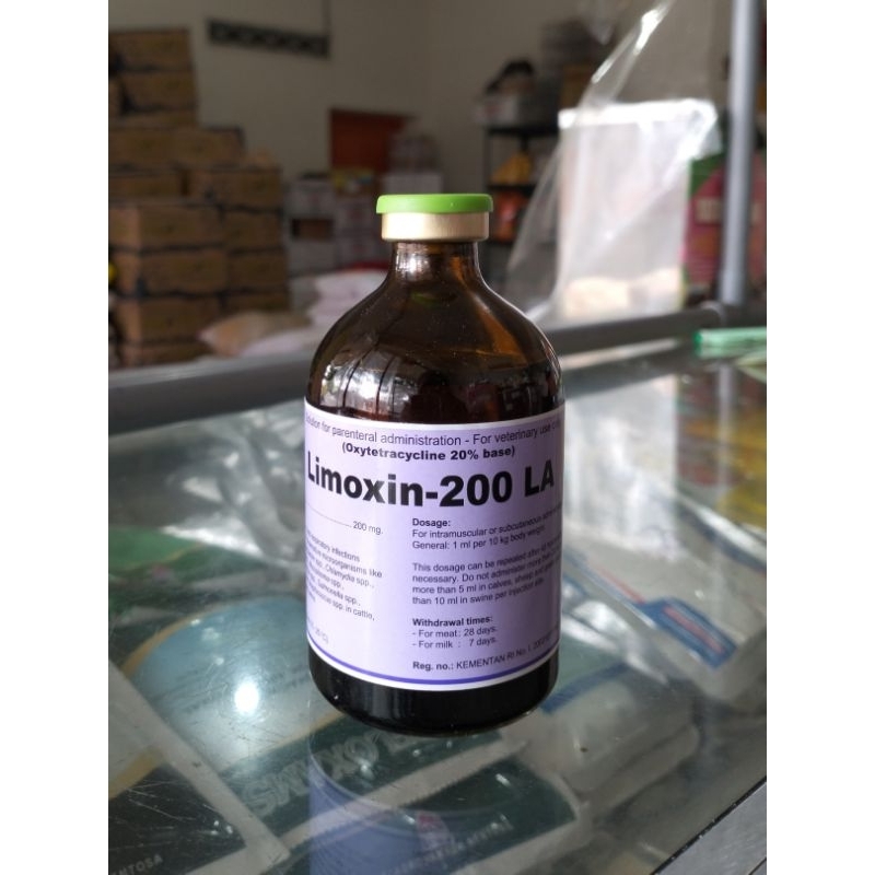 Jual Limoxin 200 LA 100ml - injeksi antibiotik spektrum luas untuk ...