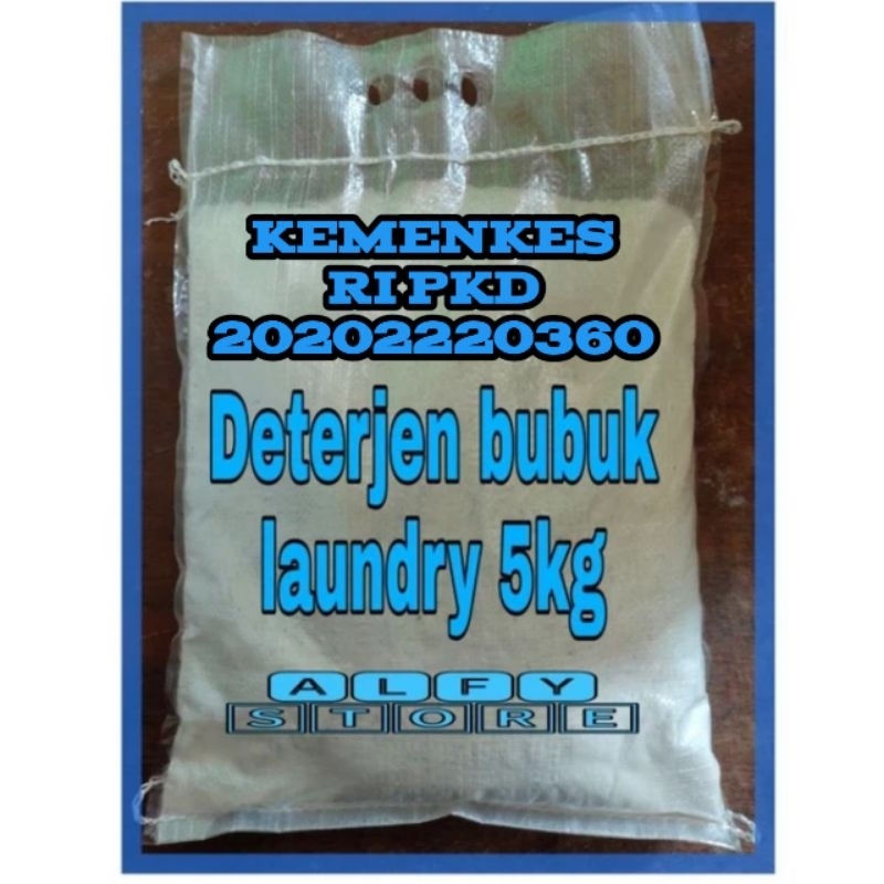 Jual Deterjen bubuk laundry 5kg sabun cuci baju serbuk | Shopee Indonesia