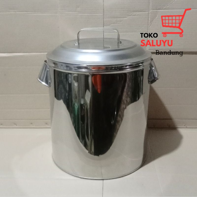 Jual Dandang Buleng Bubur Air Polos Stainless 28cm 30cm 32cm 35cm 40cm ...