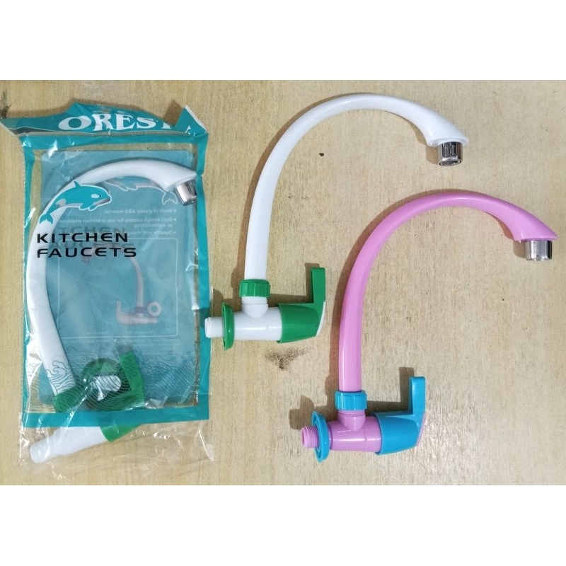 Jual kran angsa oreste 1/2"/ kran angsa model engkol PVC/ kran angsa ...