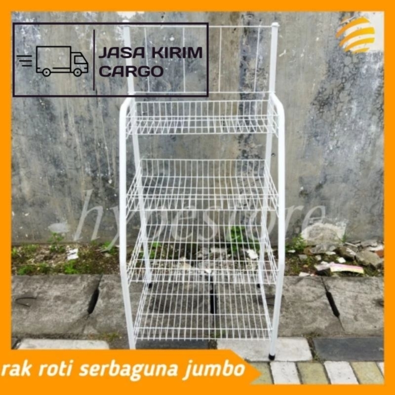 Jual Rak roti serbaguna/Rak chiki jumbo/Rak keranjang toko/Rack/Rak ...