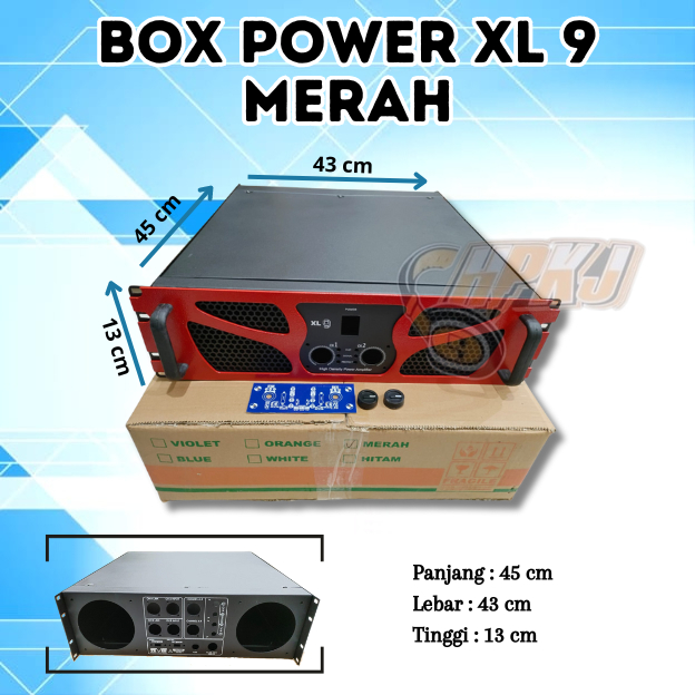 Jual BOX POWER AMPLIFIER XL9 3u box power 3 u XL 9 XL-9 | Shopee Indonesia