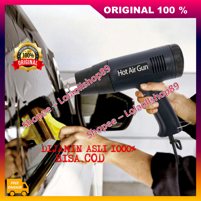 Jual Electric Heat Gun Elektrik Blower Angin Uap Alat Pemanas Kaca Film ...