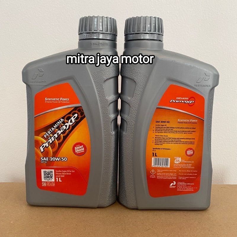 Jual Oli Prima XP 1 Liter SAE 20W-50 API SL | Shopee Indonesia