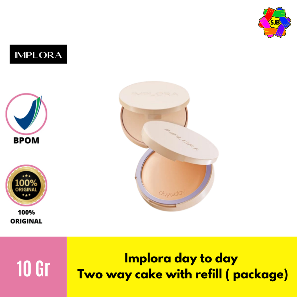 Jual Implora Day to Day Series Two Way cake | Shopee Indonesia