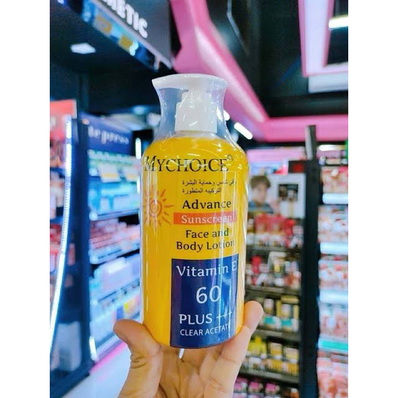 Jual MY CHOICE SUNBLOCK 450ml SPF 60 PLUS ++++ | Shopee Indonesia