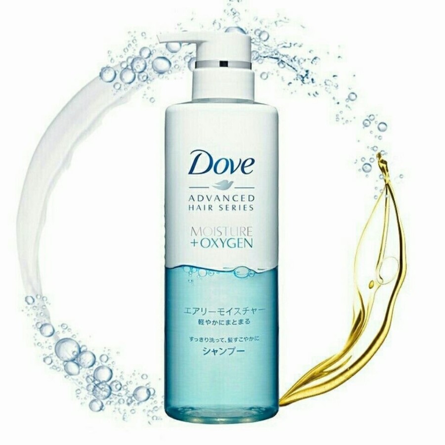 Jual Dove advanced hair series moisture oxygen shampoo 480ml | Shopee ...