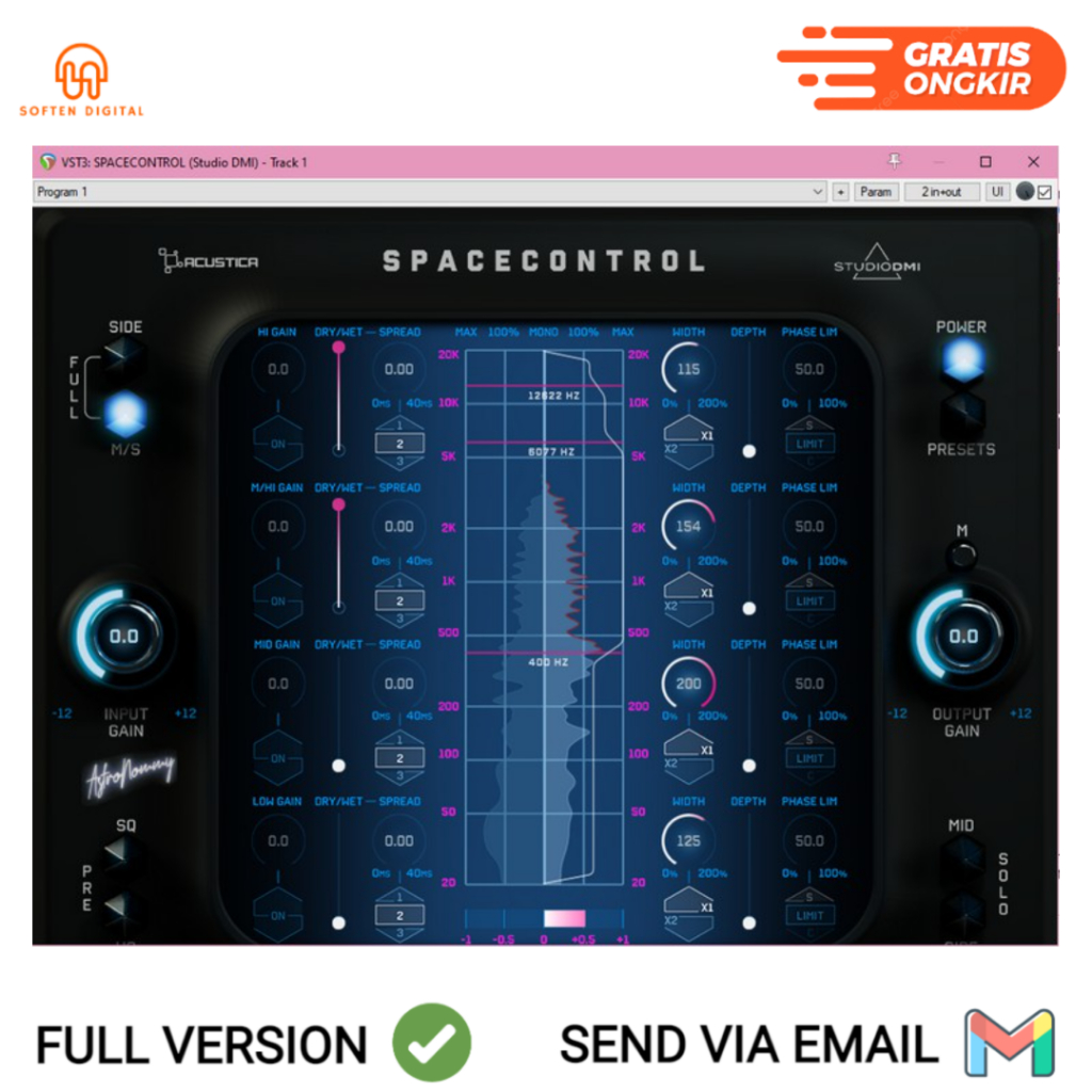 Jual Acustica Audio - Space Control - VST Plugin Space Control adalah ...