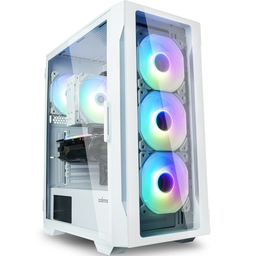 Jual ZALMAN i3 NEO TG WHITE MID TOWER ATX PC CASE CASING GAMING CHASSIS ...