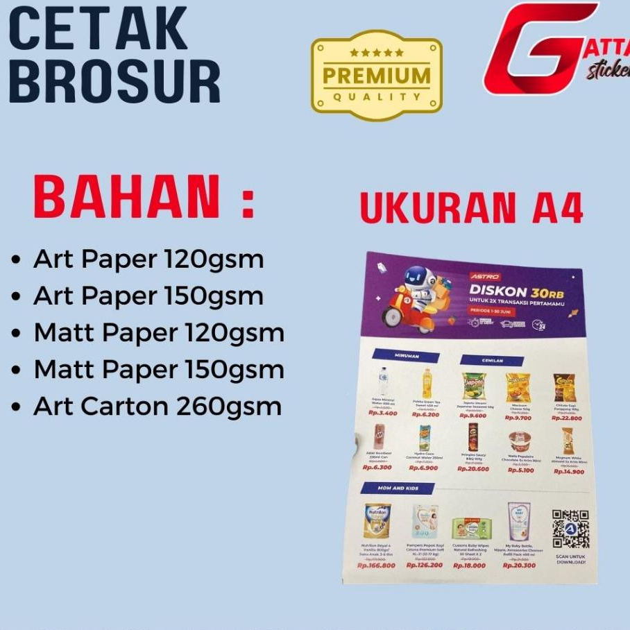 Jual Cetak Brosur A4 | Shopee Indonesia