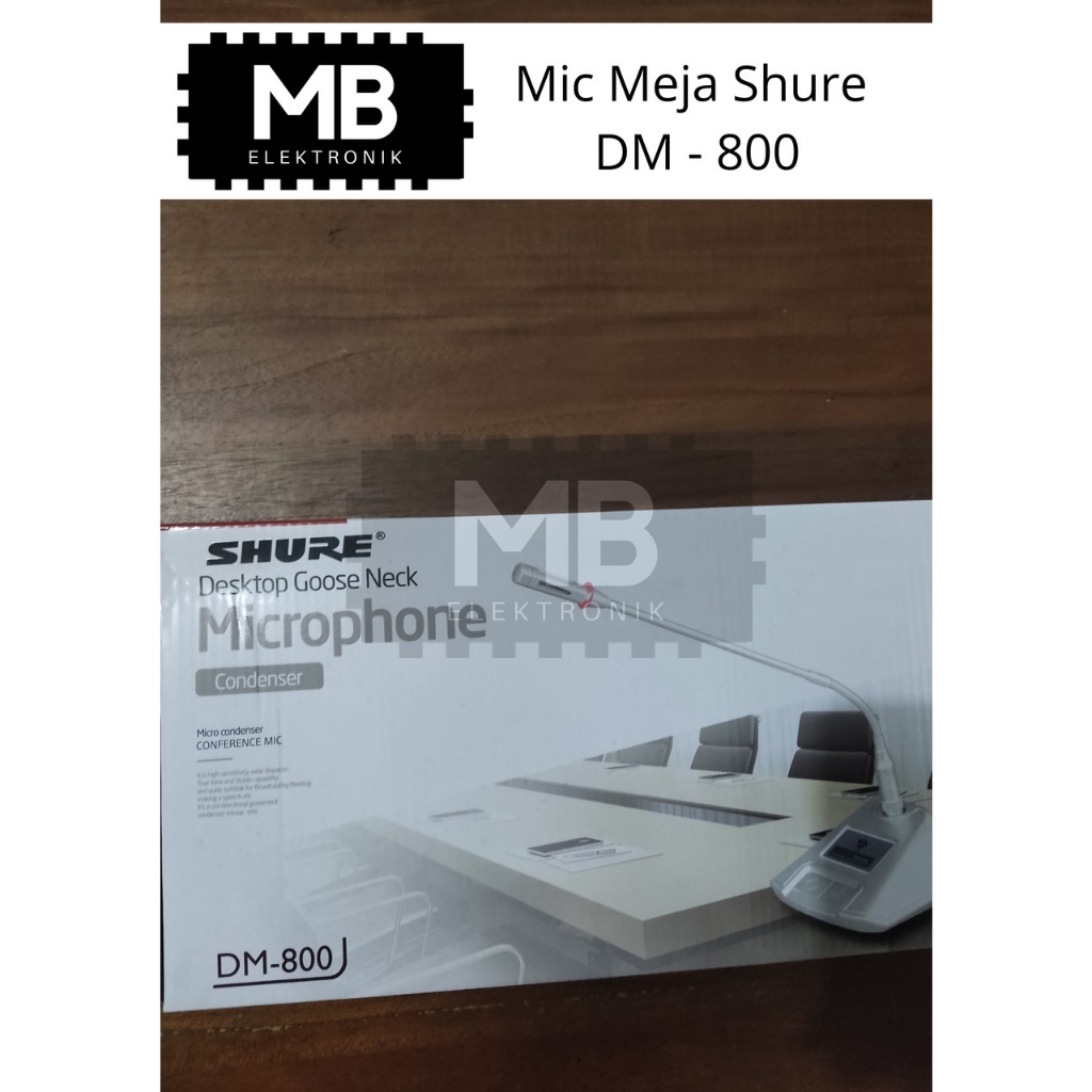 Jual Mic Meja Shure DM - 800 - Desktop Goose Neck Microphone | Shopee ...
