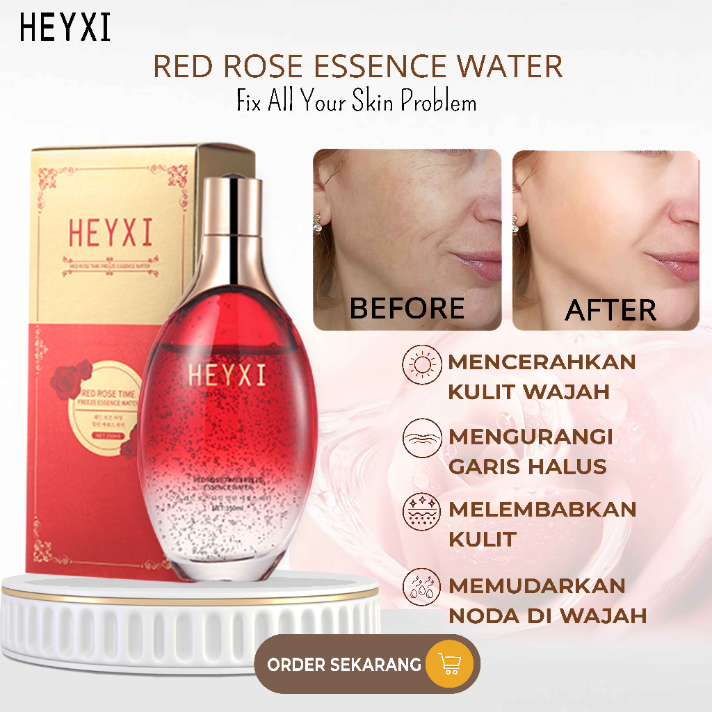 Jual HEYXI Red Rose Essence Water | Lightening Face Toner Toner ...
