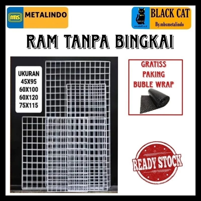 Jual Jaring RAM besi tanpa bingkai hitam dan putih Gantungan Kawat hook ...
